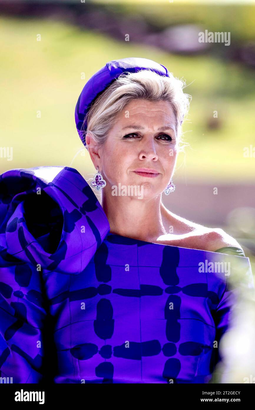Queen Maxima of The Netherlands at the Freedom Park in Pretoria, on ...