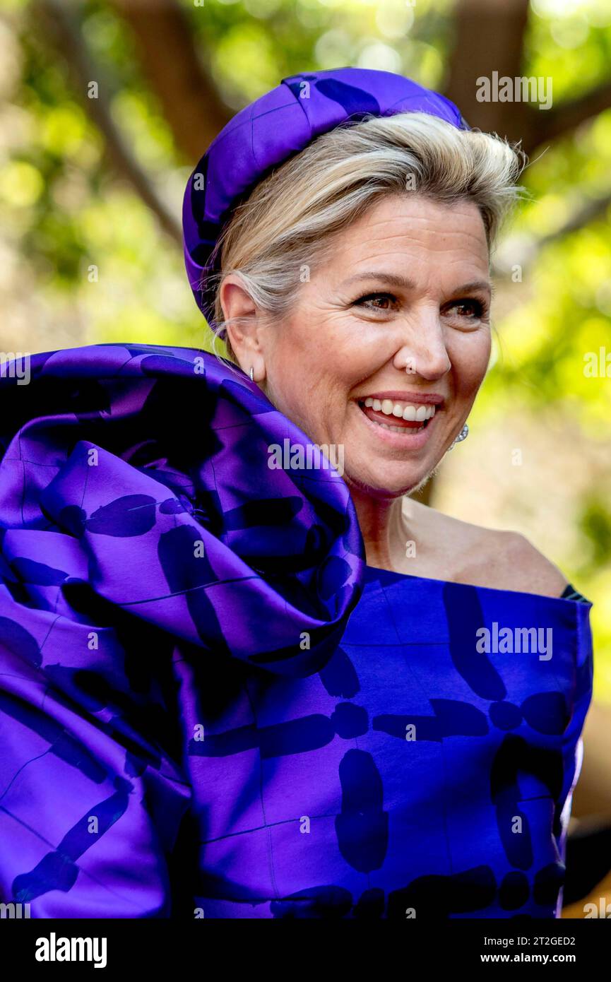 Queen Maxima of The Netherlands at the Freedom Park in Pretoria, on ...