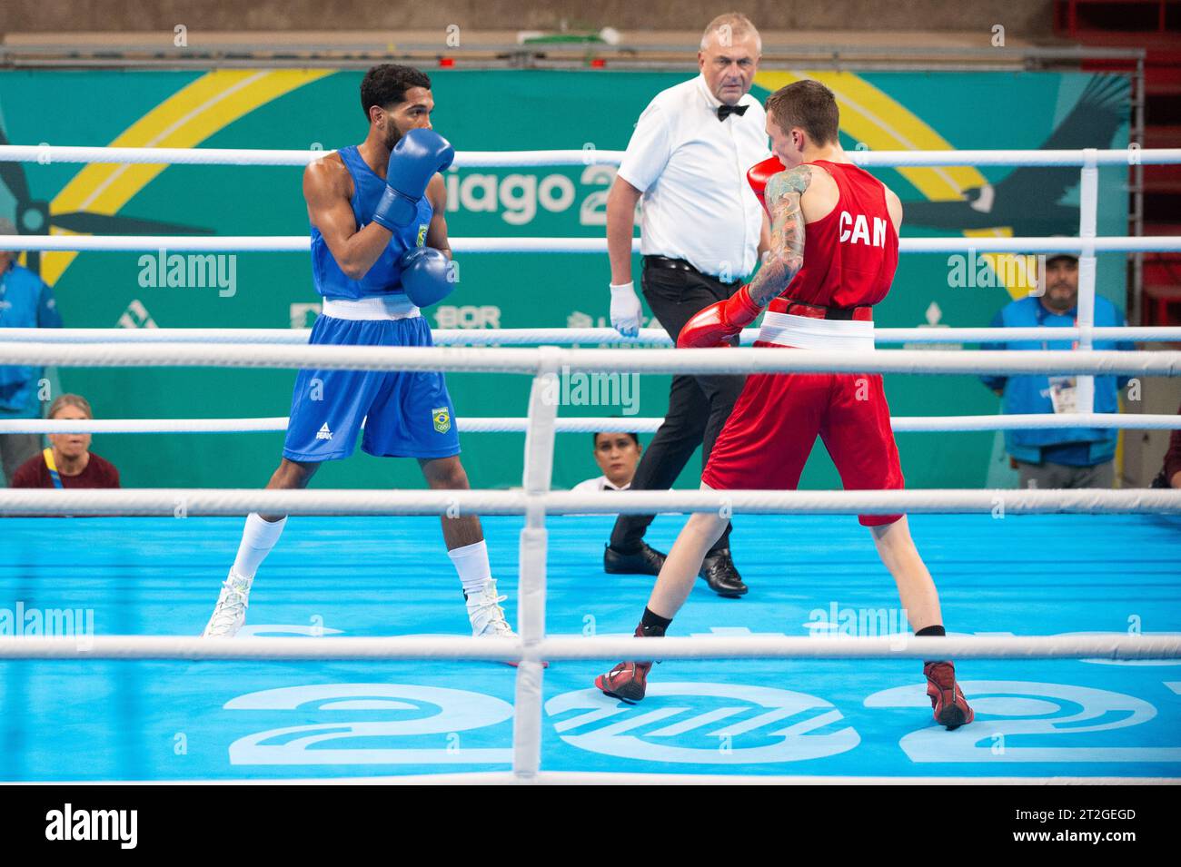 Santiago, Chile. 19th Oct, 2023. Luiz Gabriel Chalot (BRA) defeats ...