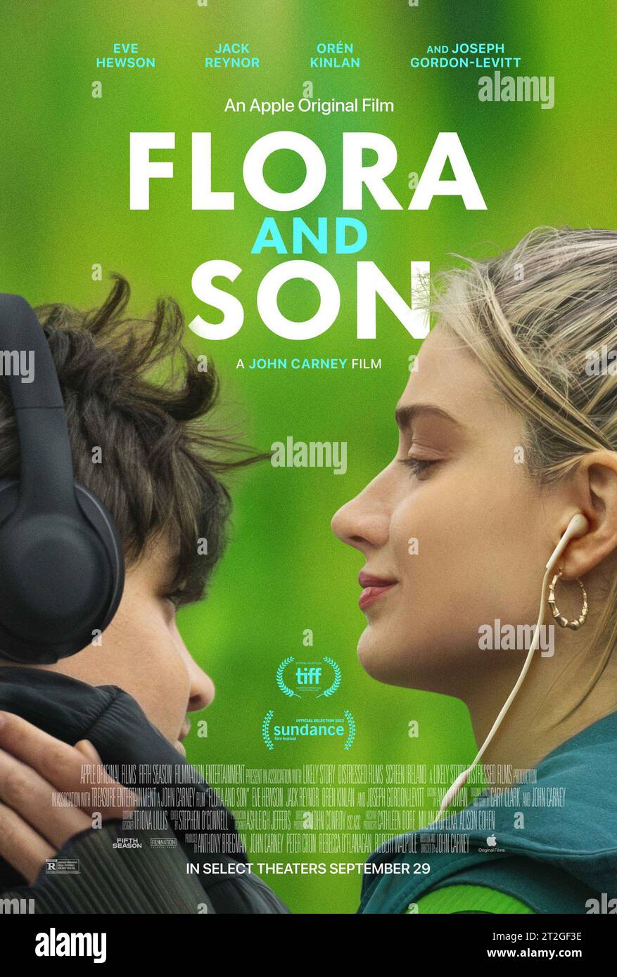 FLORA AND SON, poster, from left: Oren Kinlan, Eve Hewson, 2023 ...