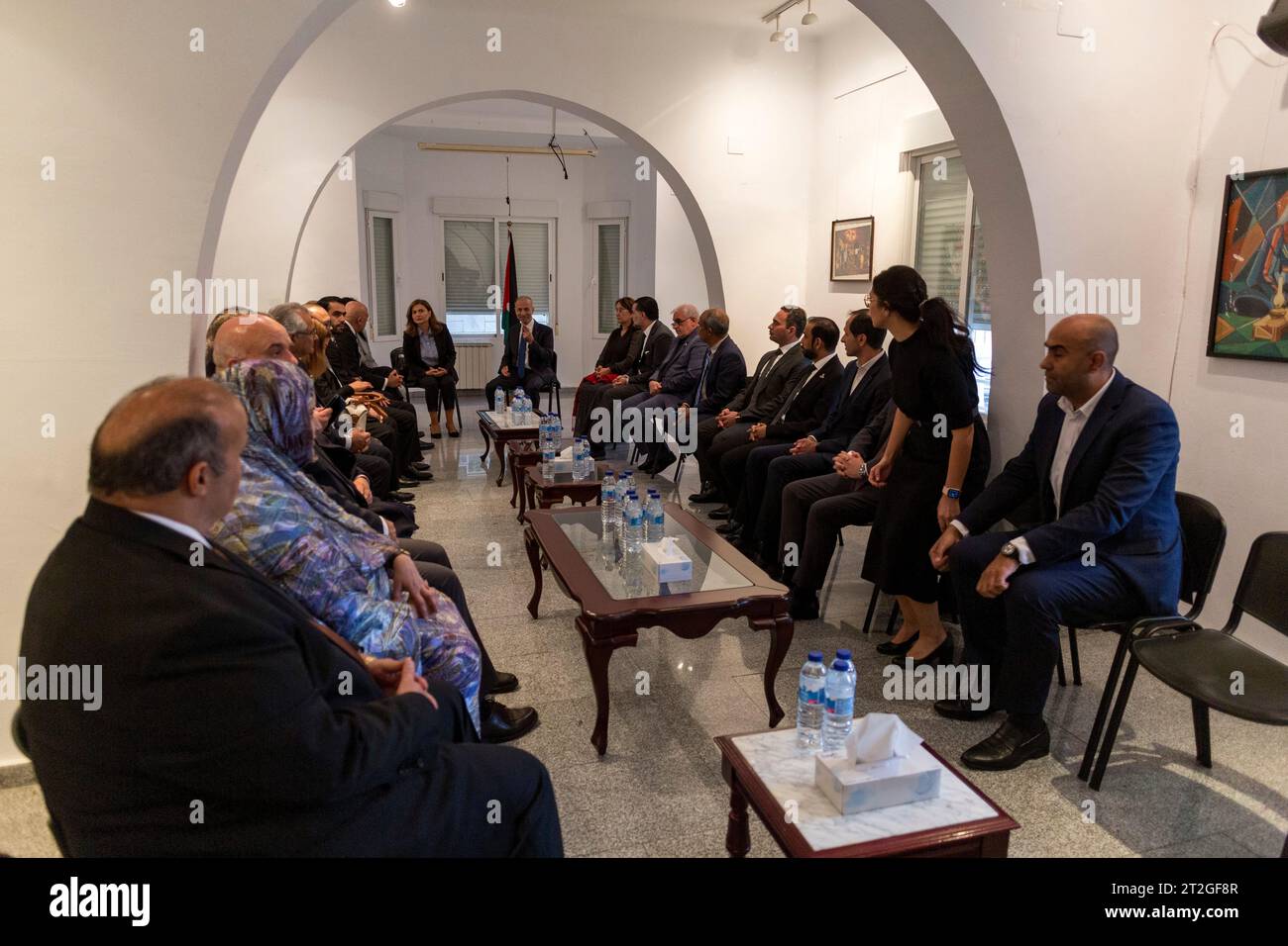 Madrid, Madrid, Spain. 19th Oct, 2023. HUSNI ABDEL WAHEDL ambassador of ...