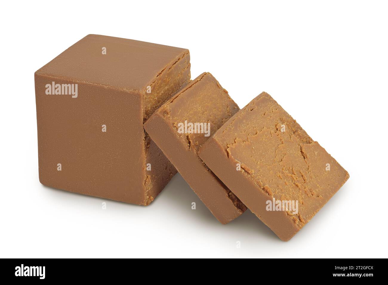 Brown cheese. Norwegian brunost isolated on white background with full ...