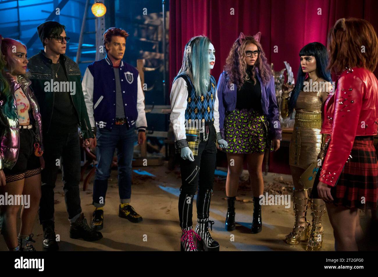 MONSTER HIGH 2, from left: Lina LeCompte, Case Walker, Justin Derickson ...