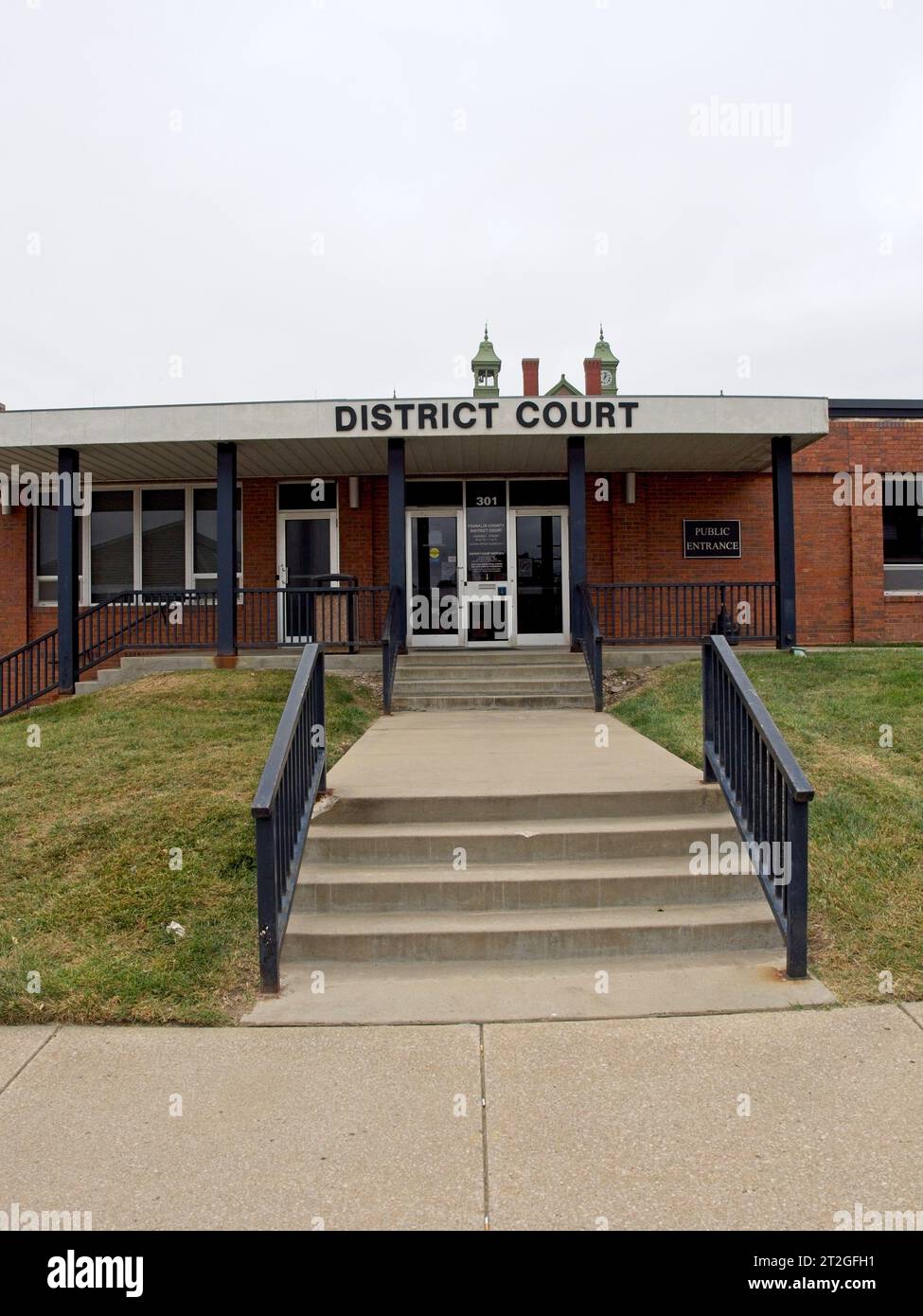 Ottawa, Kansas - October 14, 2023: Franklin County Courthouse in Ottawa ...