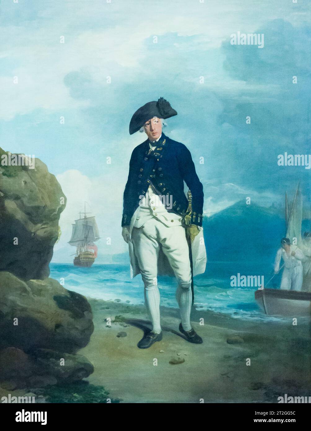 Arthur Phillip by Francis Wheatley, 1786 Stock Photo - Alamy