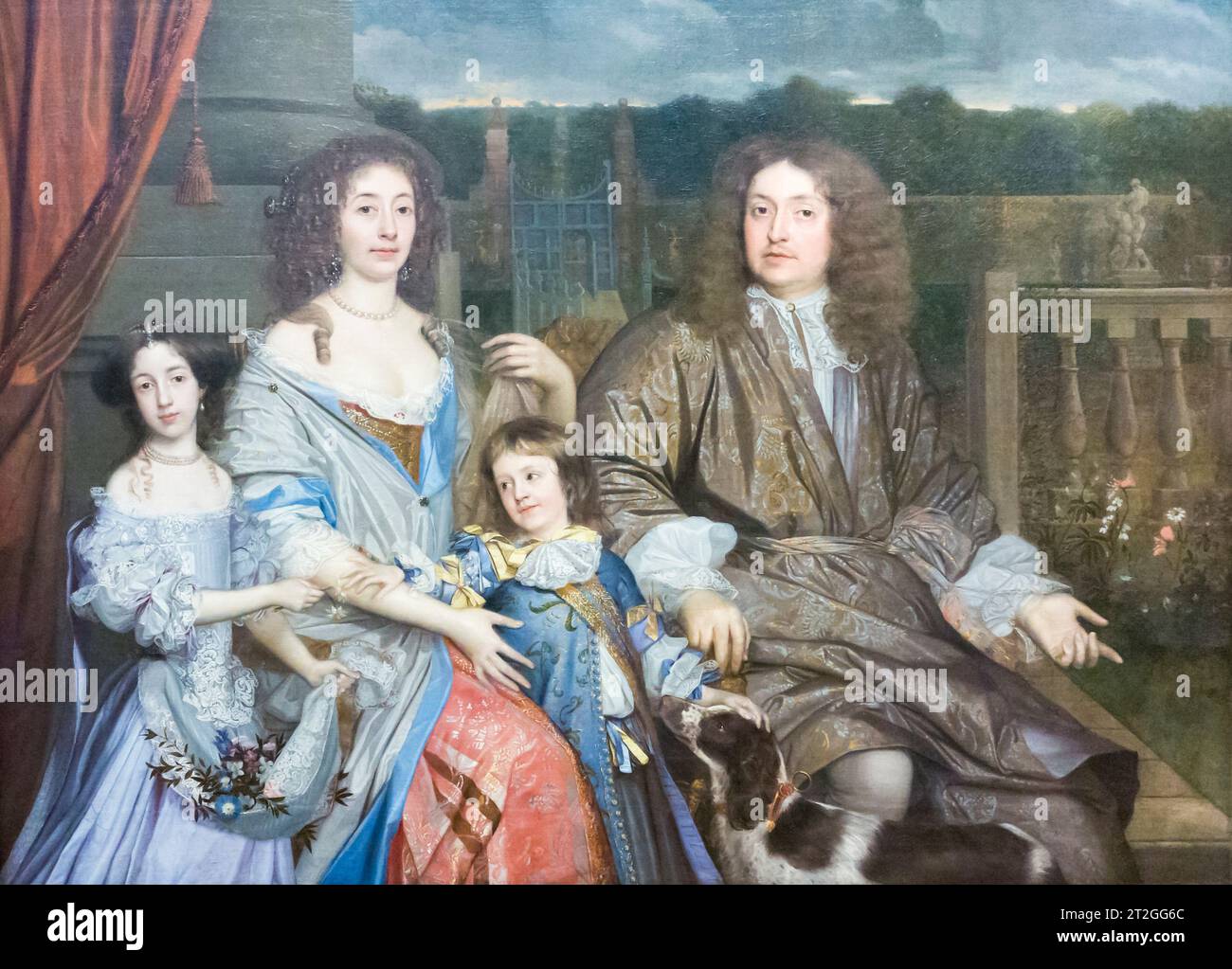The Family of Sir Robert Vyner, John Michael Wright, 1673 Stock Photo ...
