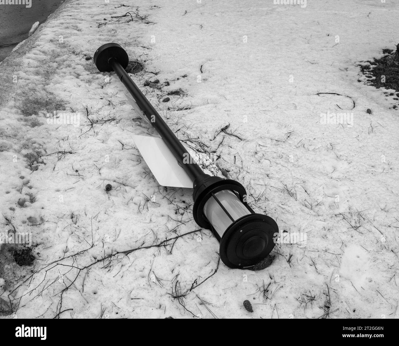 Broken street light Black and White Stock Photos & Images - Alamy