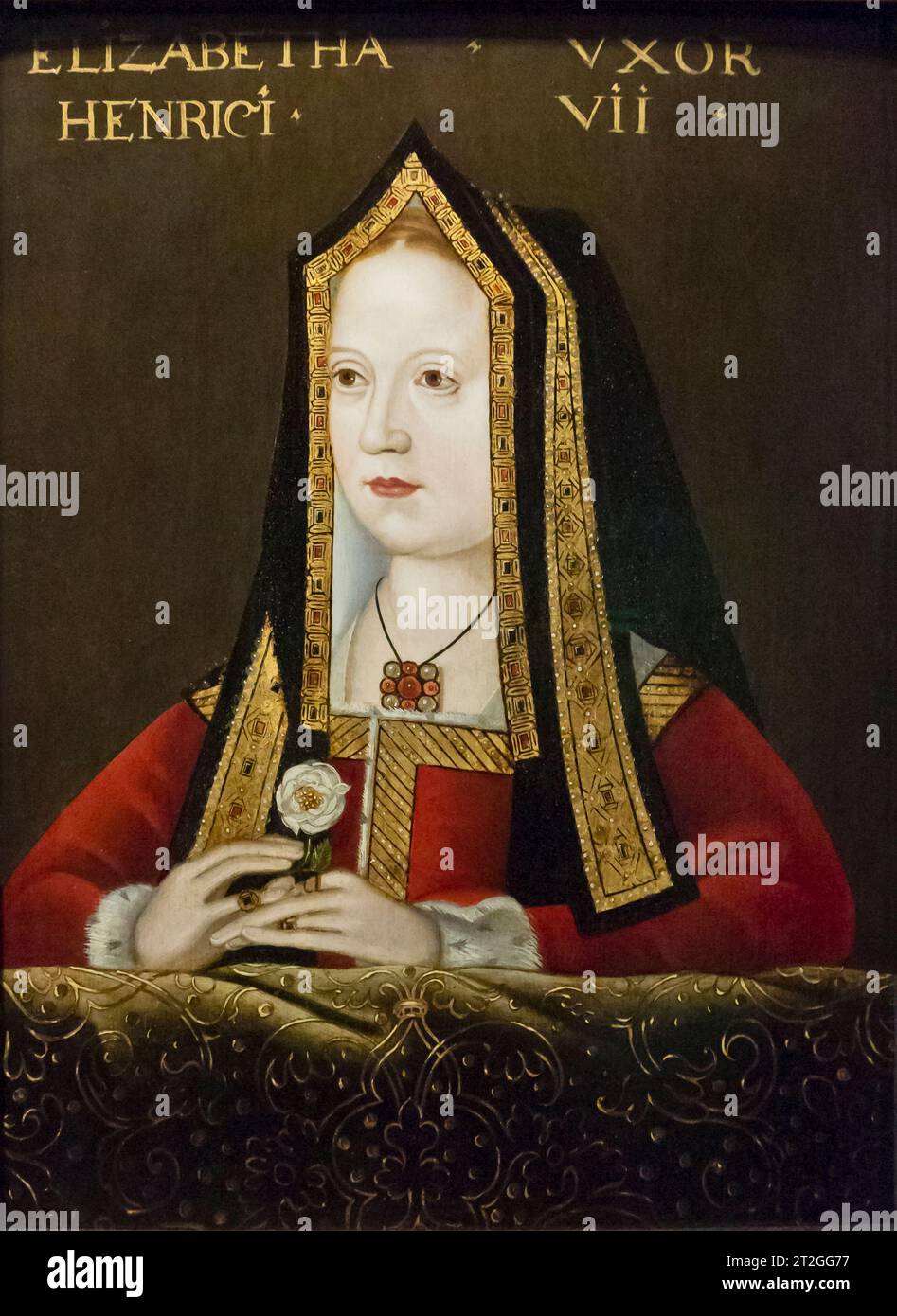 Elizabeth of York, late 16th century, unknown artist Stock Photo - Alamy