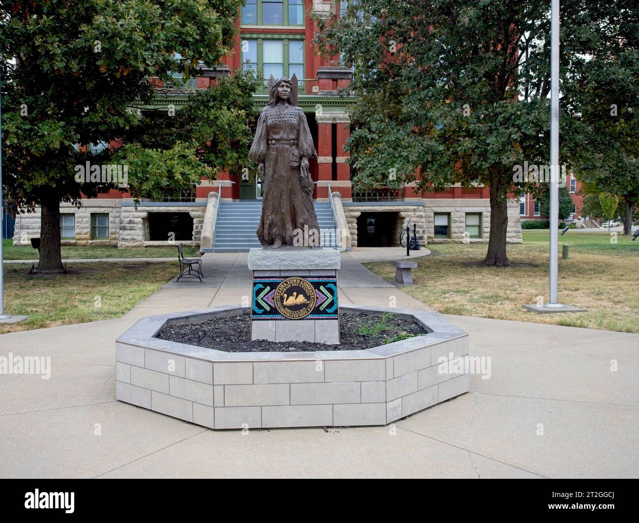 Ottawa, Kansas - October 14, 2023: Franklin County Courthouse in Ottawa ...