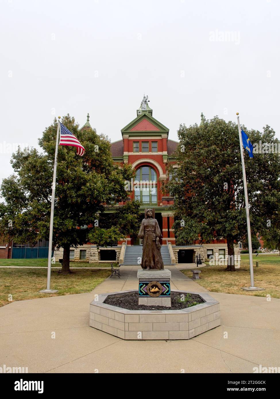 Ottawa, Kansas - October 14, 2023: Franklin County Courthouse in Ottawa ...