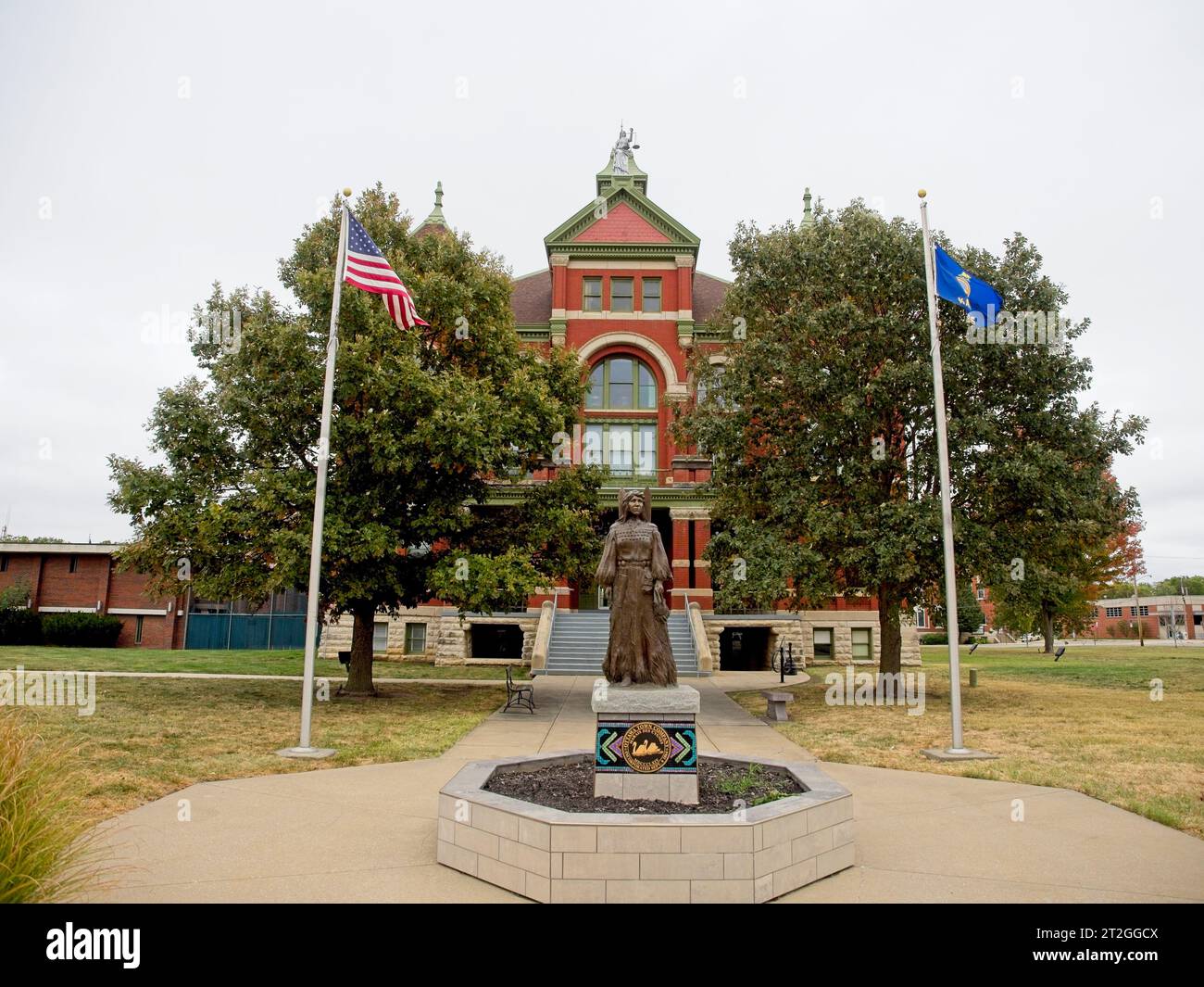 Ottawa, Kansas - October 14, 2023: Franklin County Courthouse in Ottawa ...