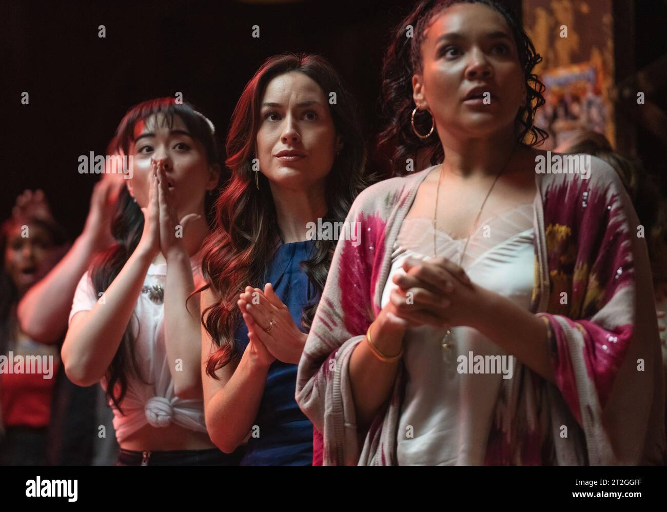 HEELS, from left: Alison Luff, Emmy Raver-Lampman, Artemis, 'High ...