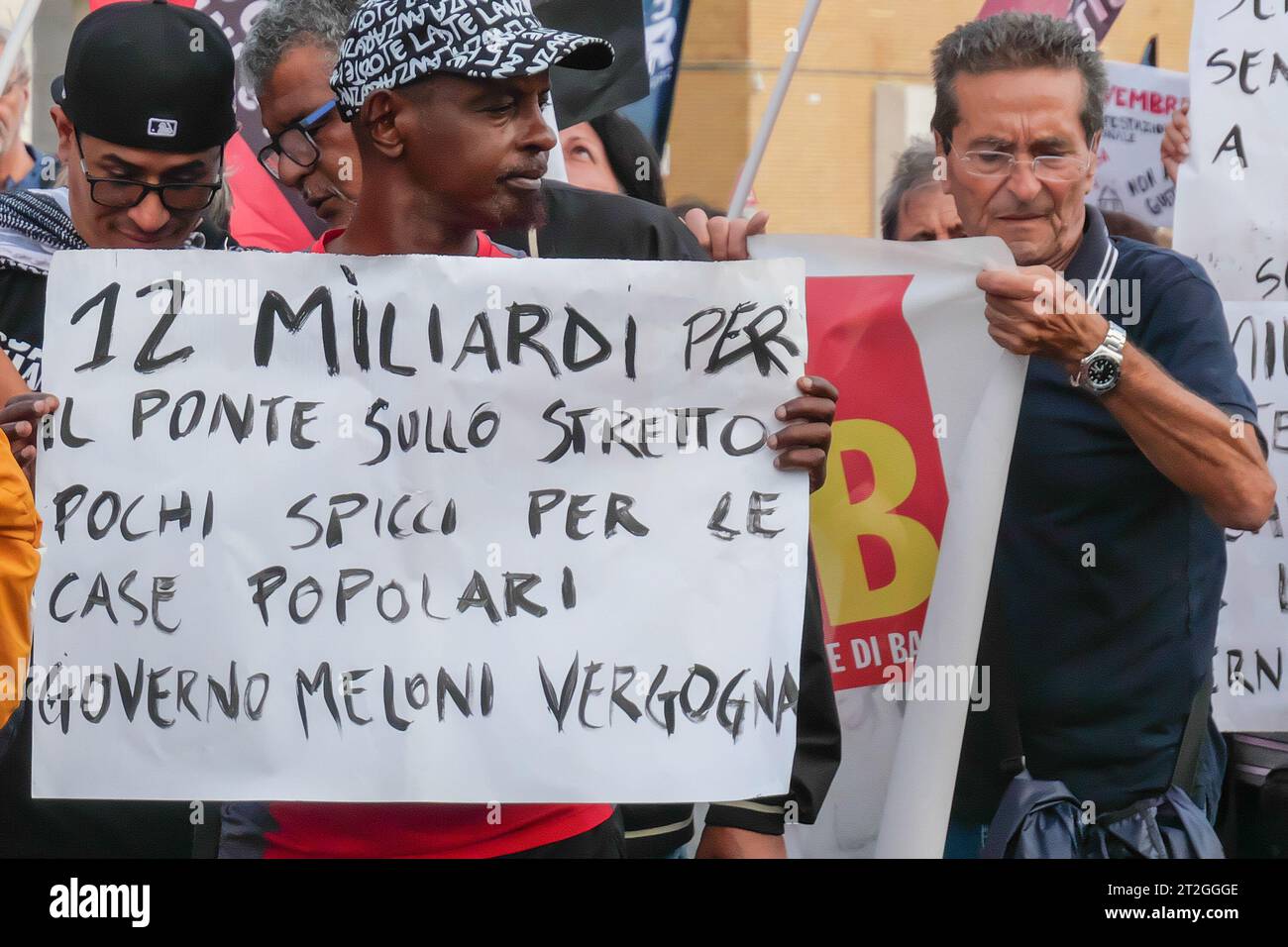 10/19/2023 Rome, The "Income against rent" demonstration, the event ...