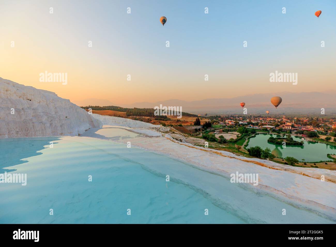 Pamukkale, often referred to as the Cotton Castle, is natural wonder in ...