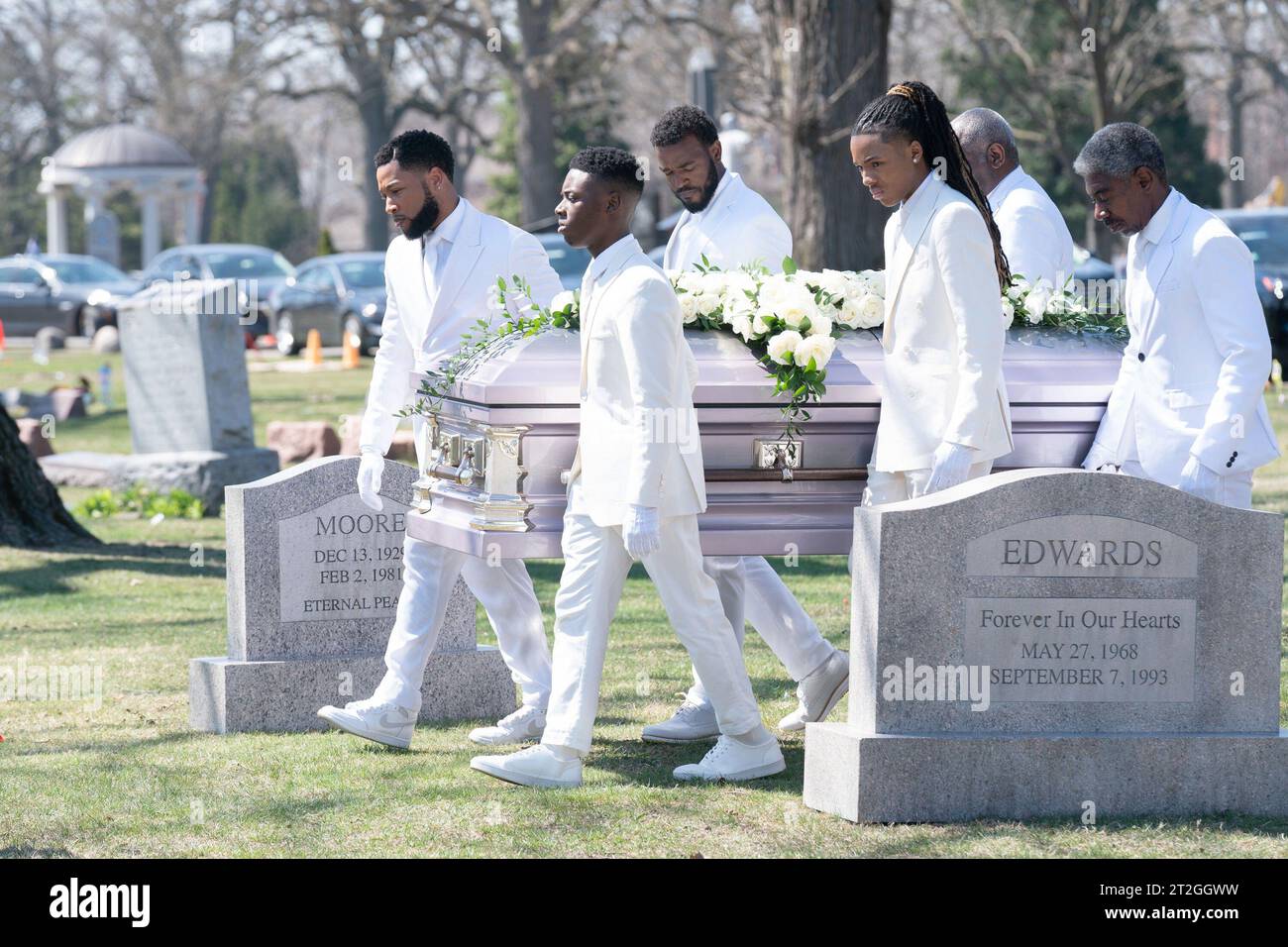 THE CHI, from left: Jacob Latimore, Alex Hibbert, Luke James, Michael V ...
