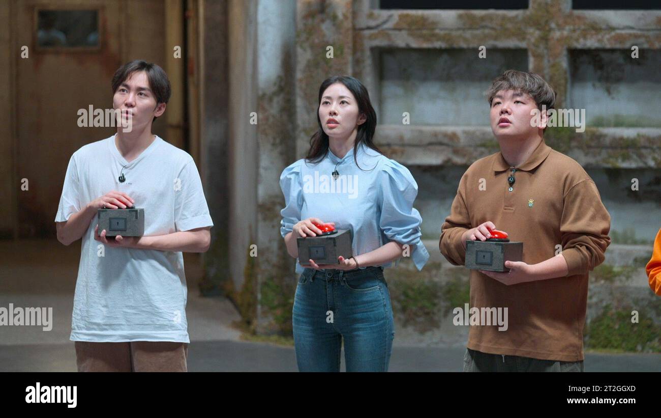 THE DEVIL'S PLAN, from left: BOO Seung-kwan, SEO Dong-joo, KWAK Joon-bin, (Season 1, ep.109 ...