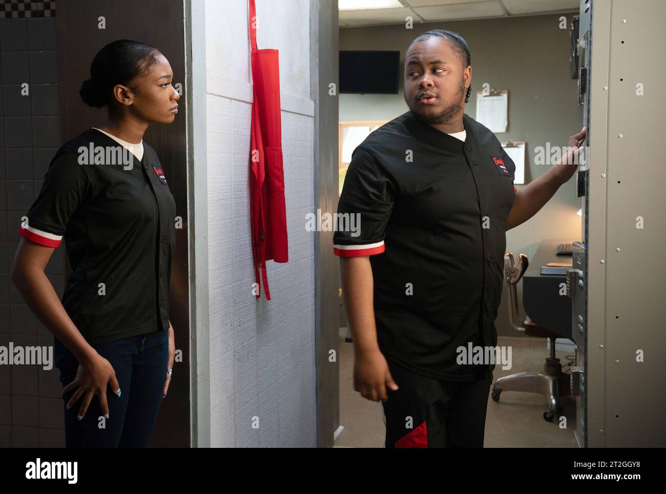 THE CHI, from left: Kennedy Amaya, Shamon Brown Jr, Who Shot Ya ...