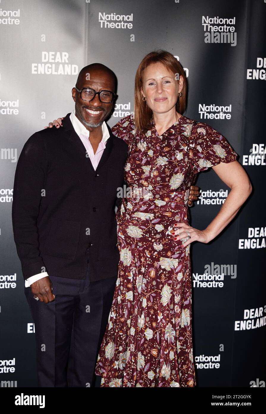 Clint Dyer arrives for the West End opening night of the National ...