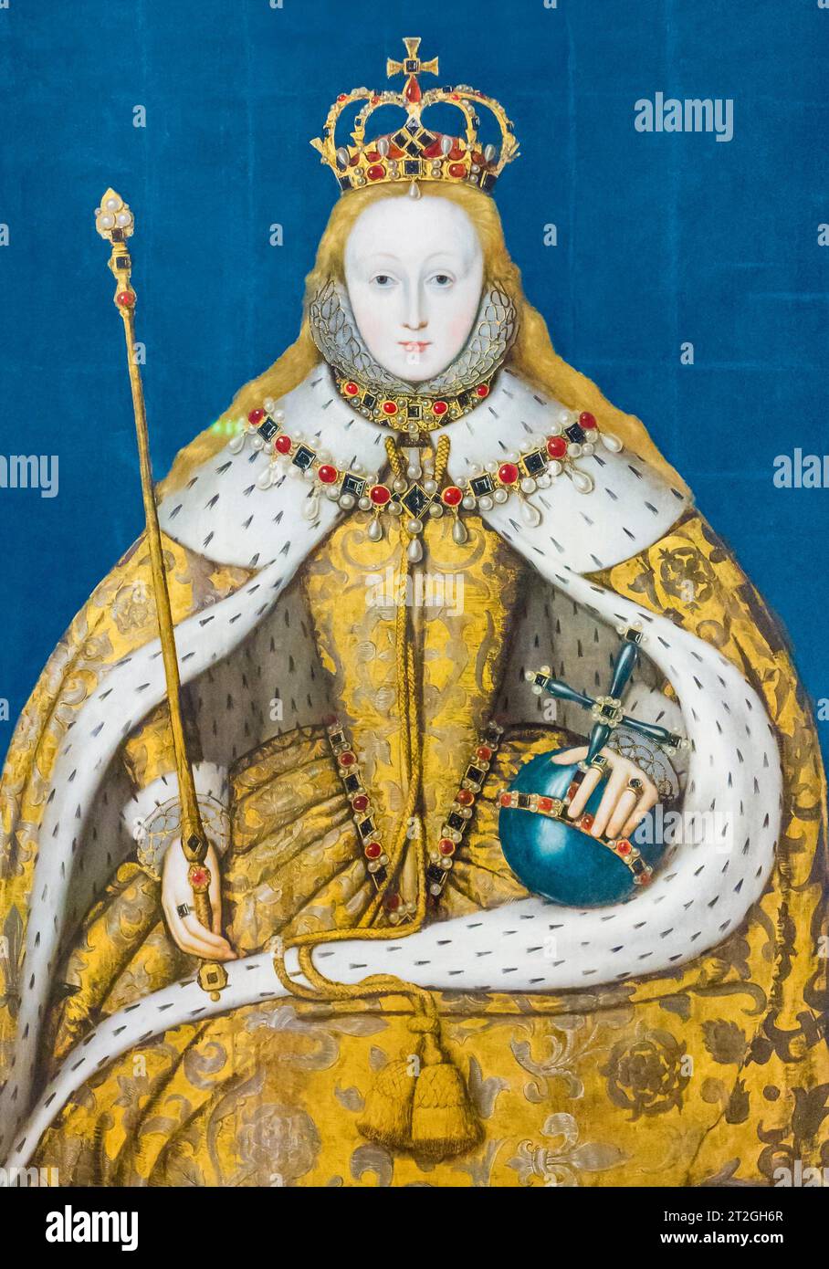 Queen Elizabeth I by unknown English artist, 1600 Stock Photo - Alamy