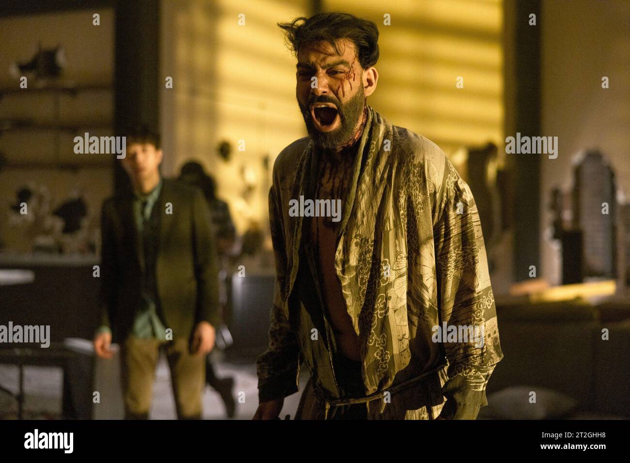 THE FALL FROM THE HOUSE OF USHER, from left: Daniel Jun, Rahul Kohli ...
