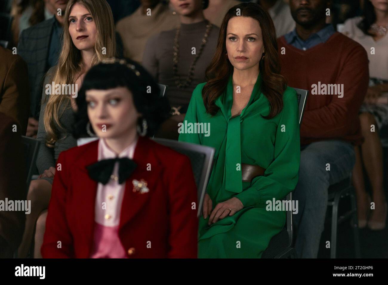 THE FALL OF THE HOUSE OF USHER, from left: Ruth Codd, Carla Gugino ...