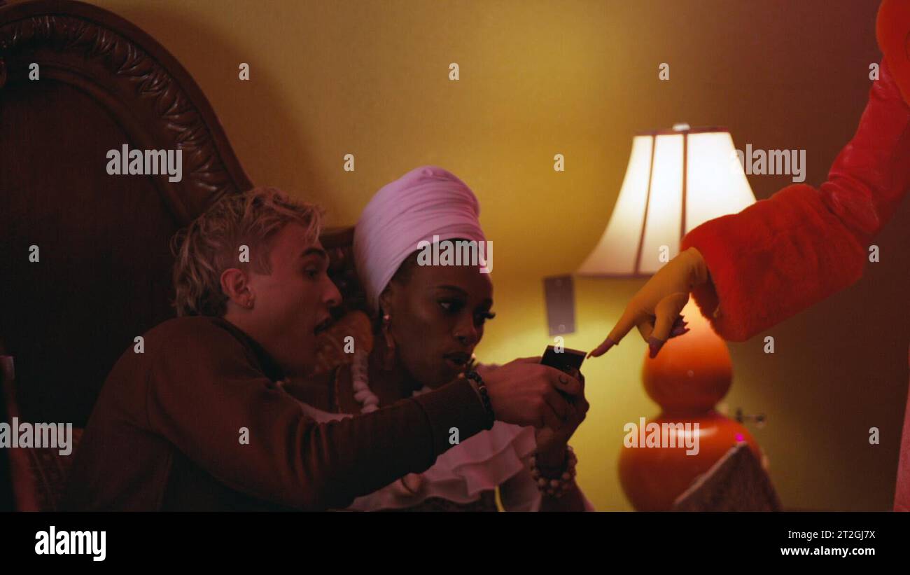 LIVING FOR THE DEAD, from left: Juju Bae, Logan Taylor, 'Rainbows and ...