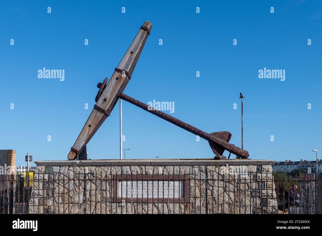 The Trafalgar Memorial on Clarence Esplanade, Southsea seafront ...