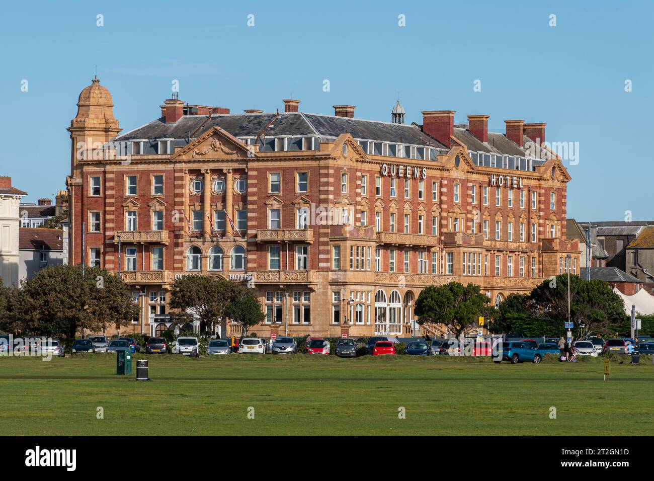 Queens Hotel in Southsea, Portsmouth, Hampshire, England, UK, an ...