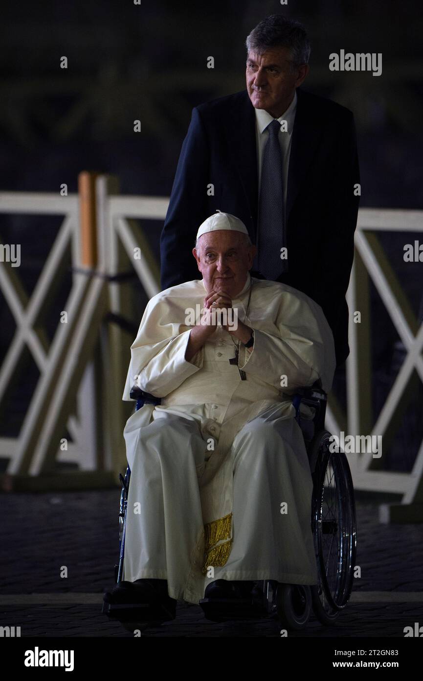 Vatican, Vatican. 19th Oct, 2023. Italy, Rome, Vatican, 2023/10/19 Pope ...