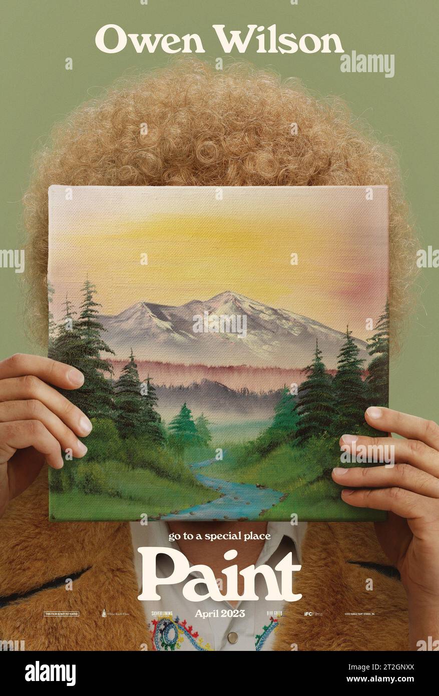 Paint Owen Wilson poster Stock Photo - Alamy