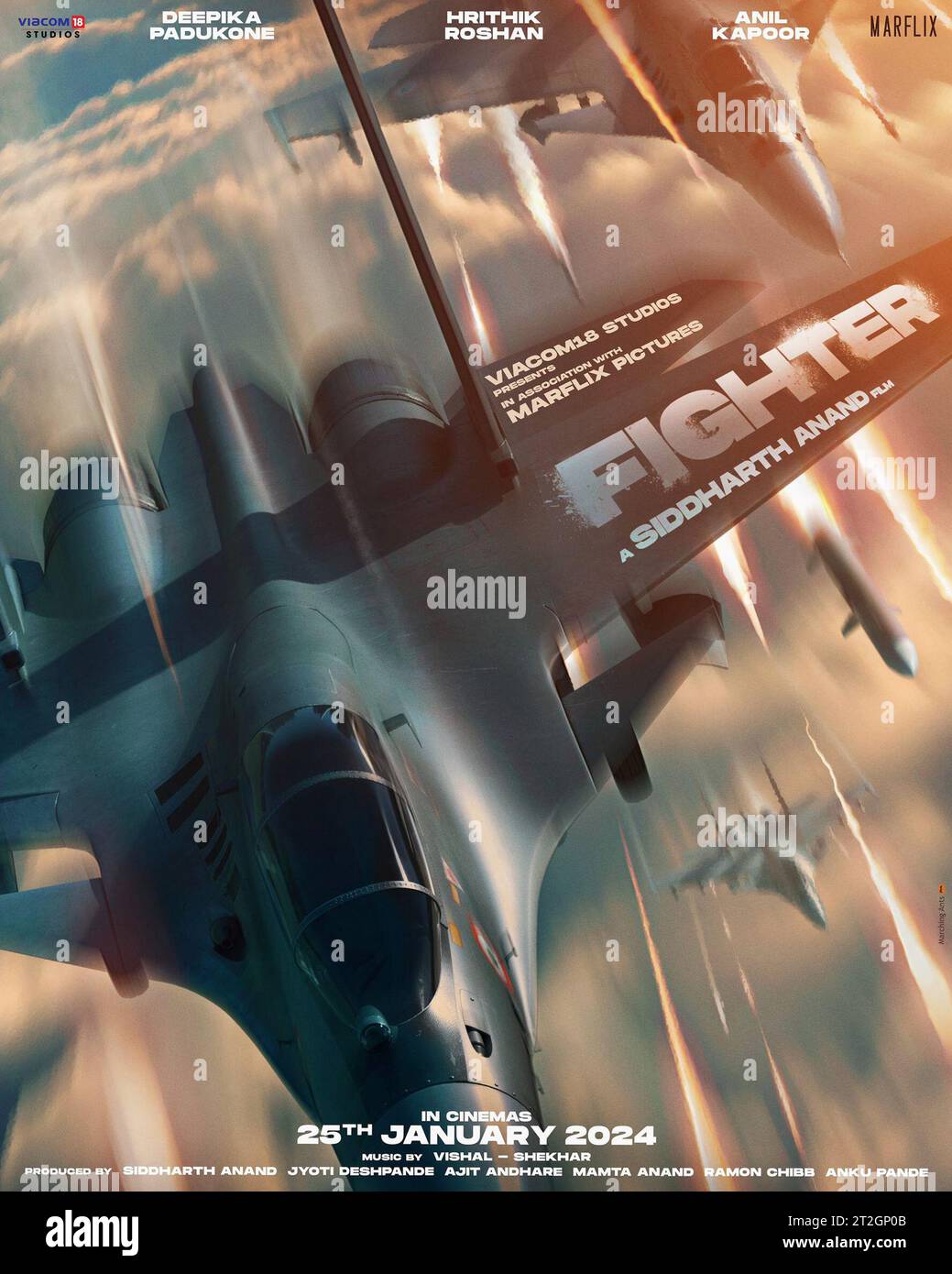 Fighter film poster Stock Photo - Alamy