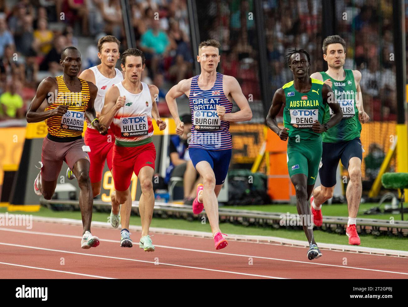 Joseph Deng of Australia competing in the men’s 800m heat’s at the ...