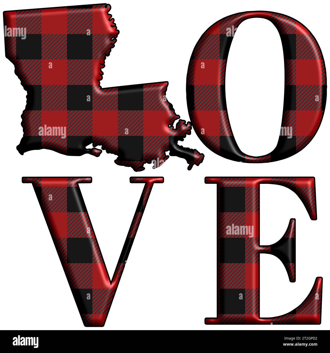 Red buffalo plaid Cut Out Stock Images & Pictures - Alamy
