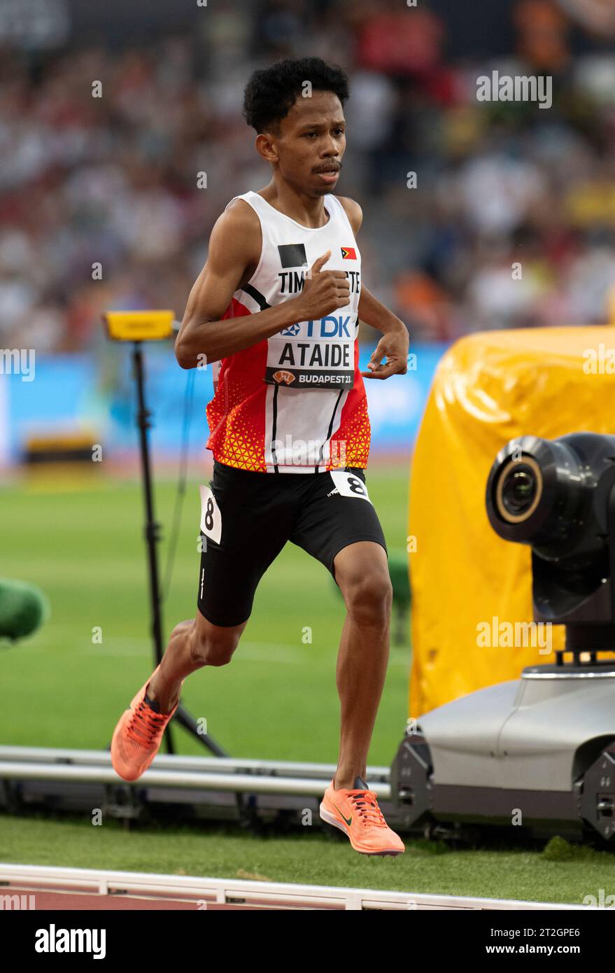 Manuel Belo Amaral Ataide of Timor Leste competing in the men’s 800m ...