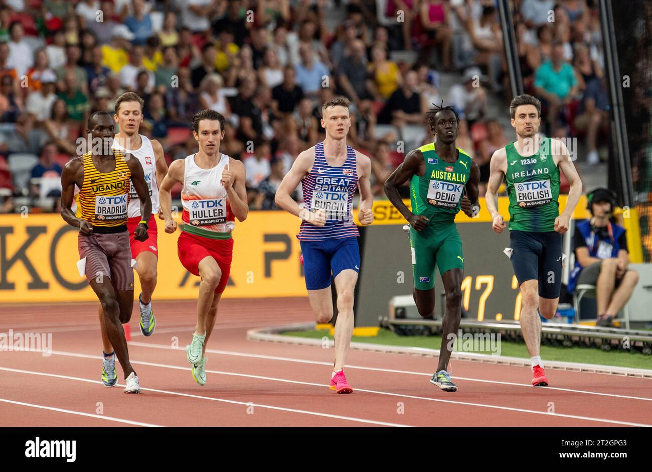 Mark English of Ireland competing in the men’s 800m heat’s at the World ...