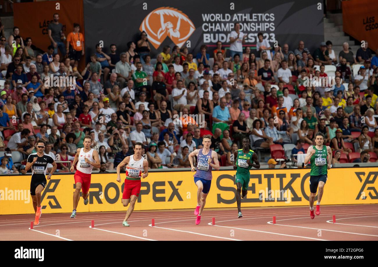 Mark English of Ireland competing in the men’s 800m heat’s at the World ...