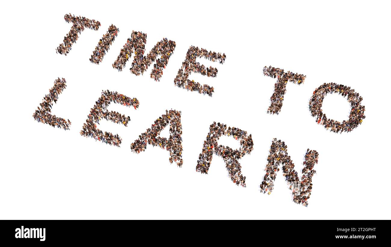 Conceptual large community of people forming the STOP BULLYING! message ...