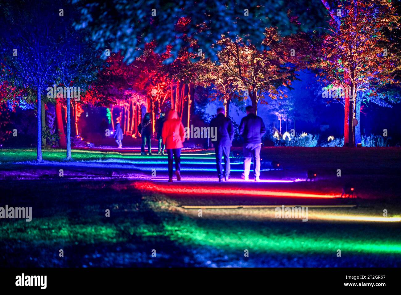 Oranienburg, Germany. 19th Oct, 2023. The Oranienburg Palace Park is ...