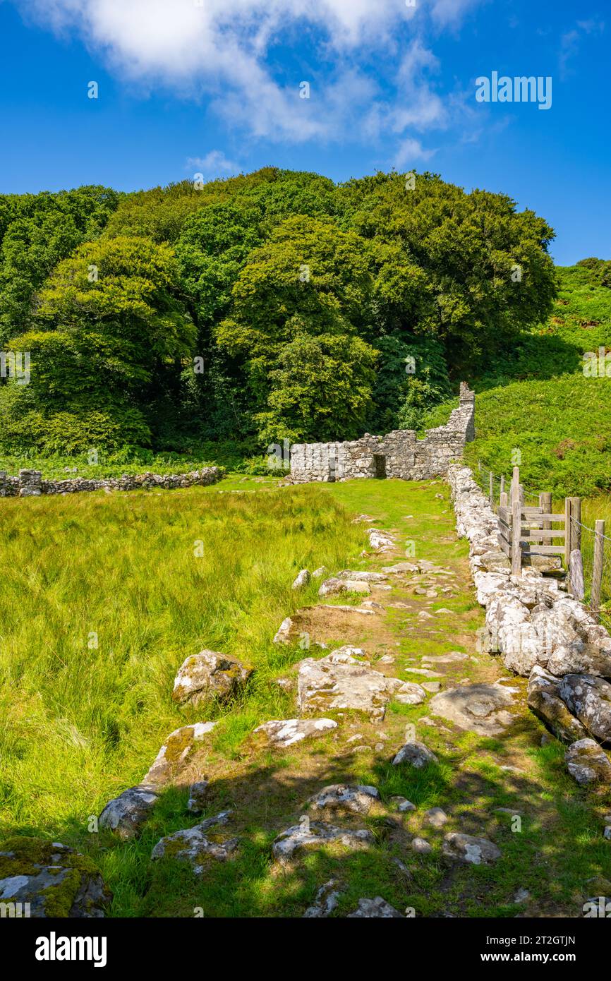 St Cybi's Well Llangybi North Wales Stock Photo - Alamy