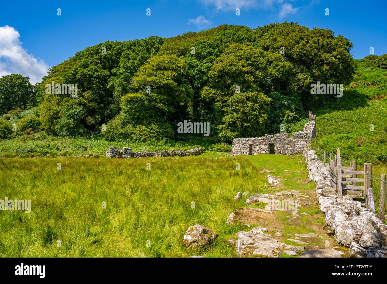 St Cybi's Well Llangybi North Wales Stock Photo - Alamy