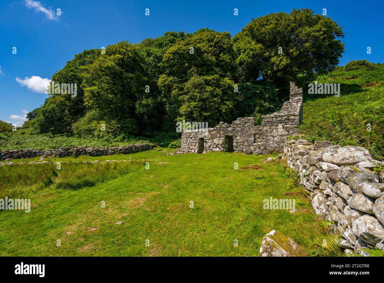 St Cybi's Well Llangybi North Wales Stock Photo - Alamy