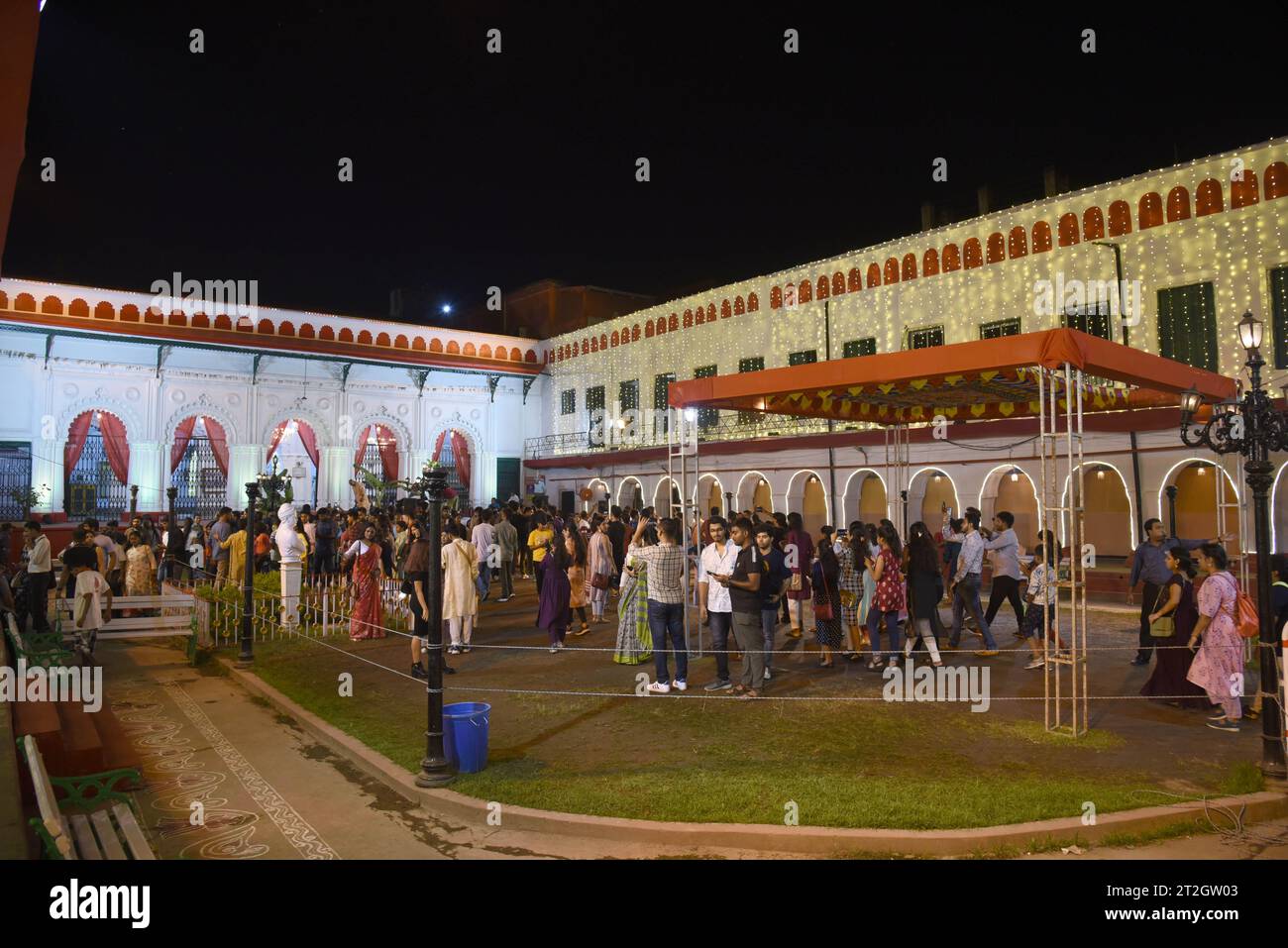 Kolkata City, India October 19: 265 years, Sovabazar Rajbari has been ...