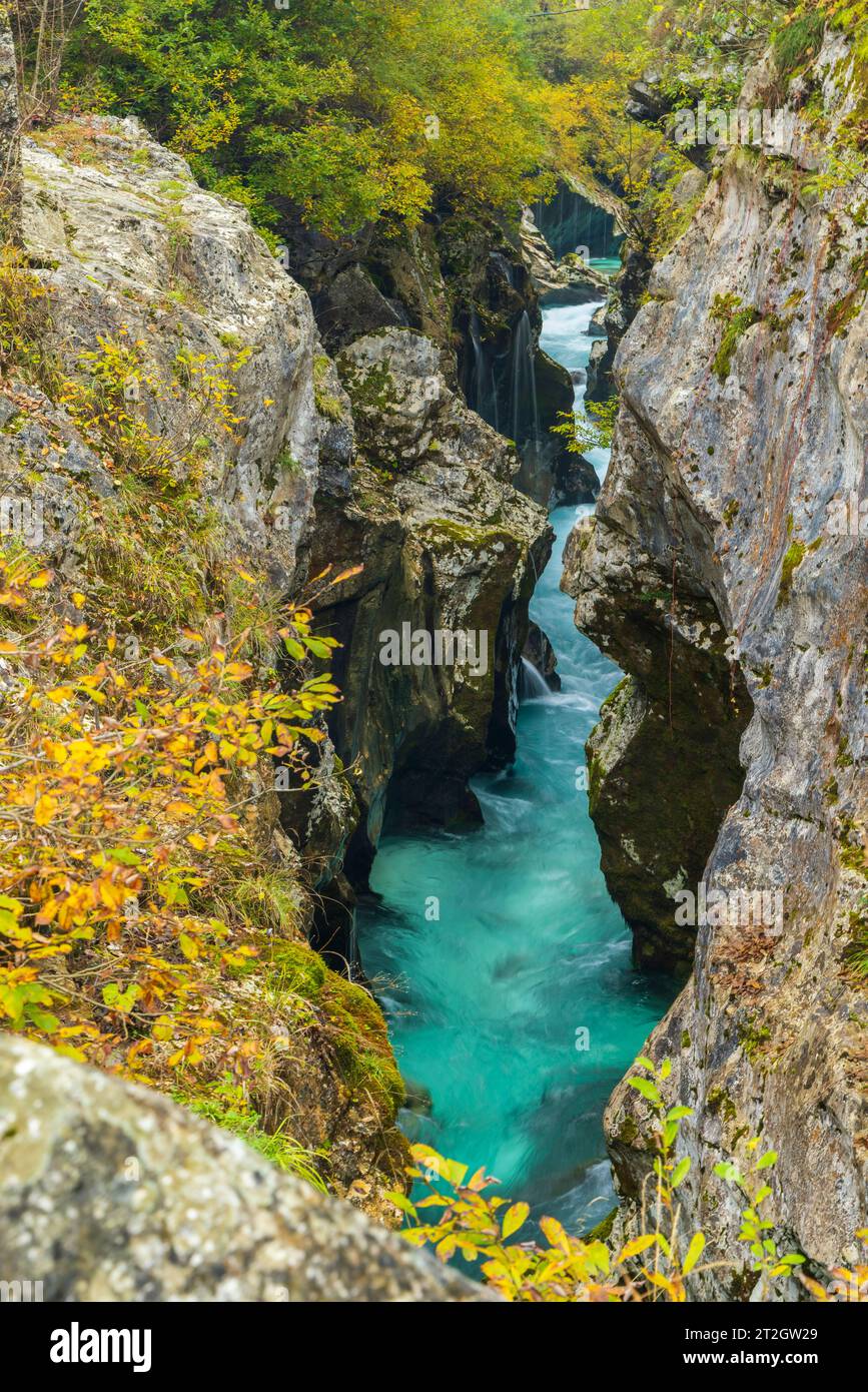 Great Soca Gorge (Velika korita Soce), Triglavski national park ...