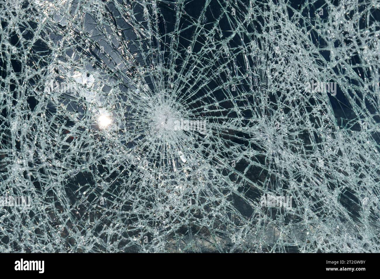 Texture of a broken car windshield. Backgrounds and textures Stock ...
