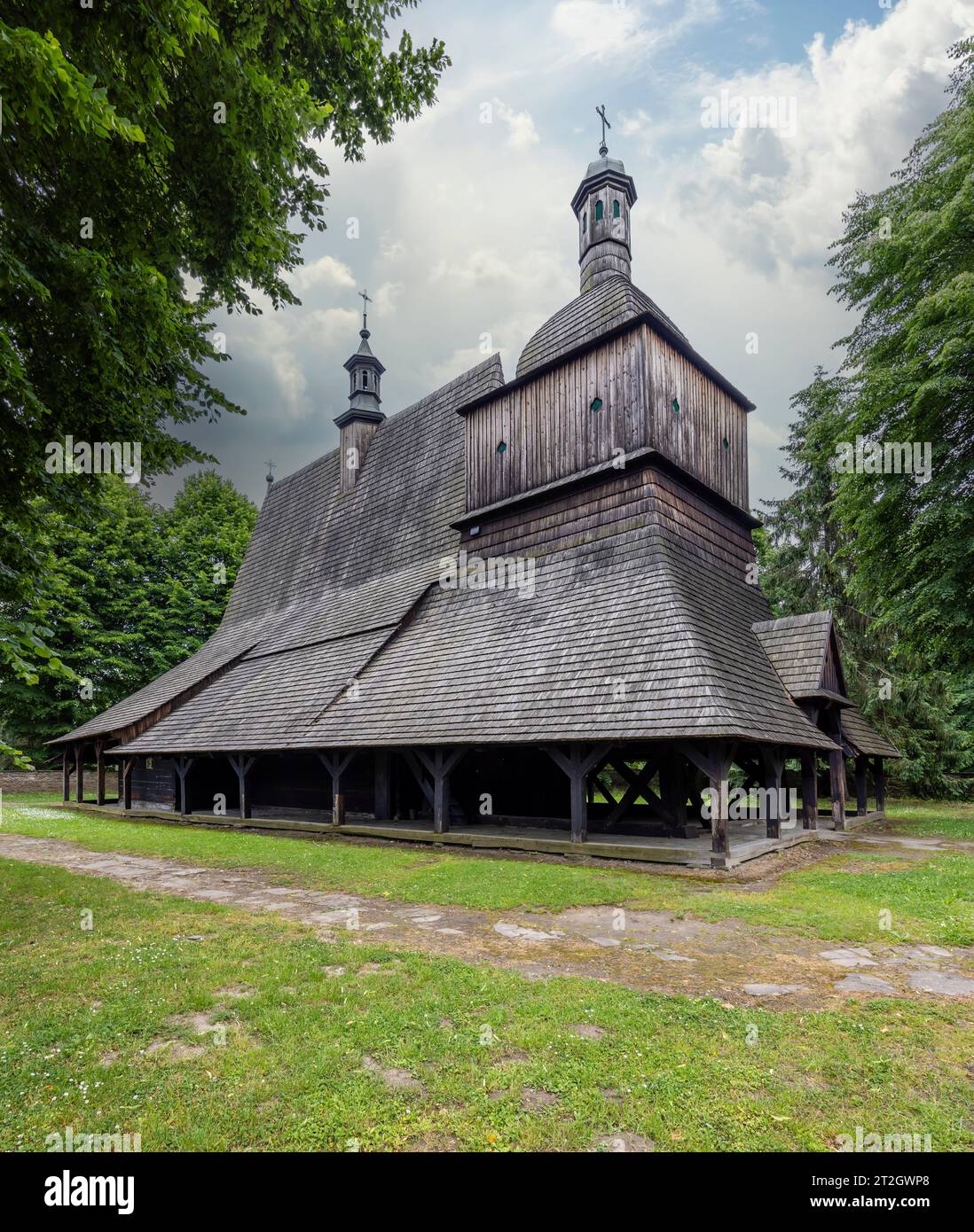 Saints Philip and James Church, Sekowa Stock Photo - Alamy