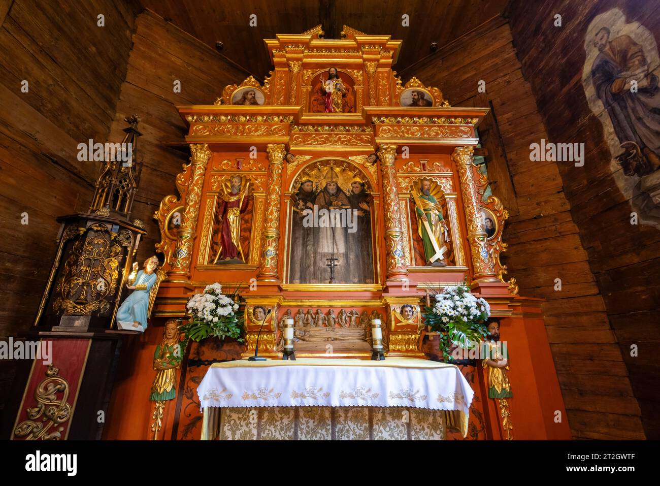 Saints Philip and James Church, Sekowa Stock Photo - Alamy