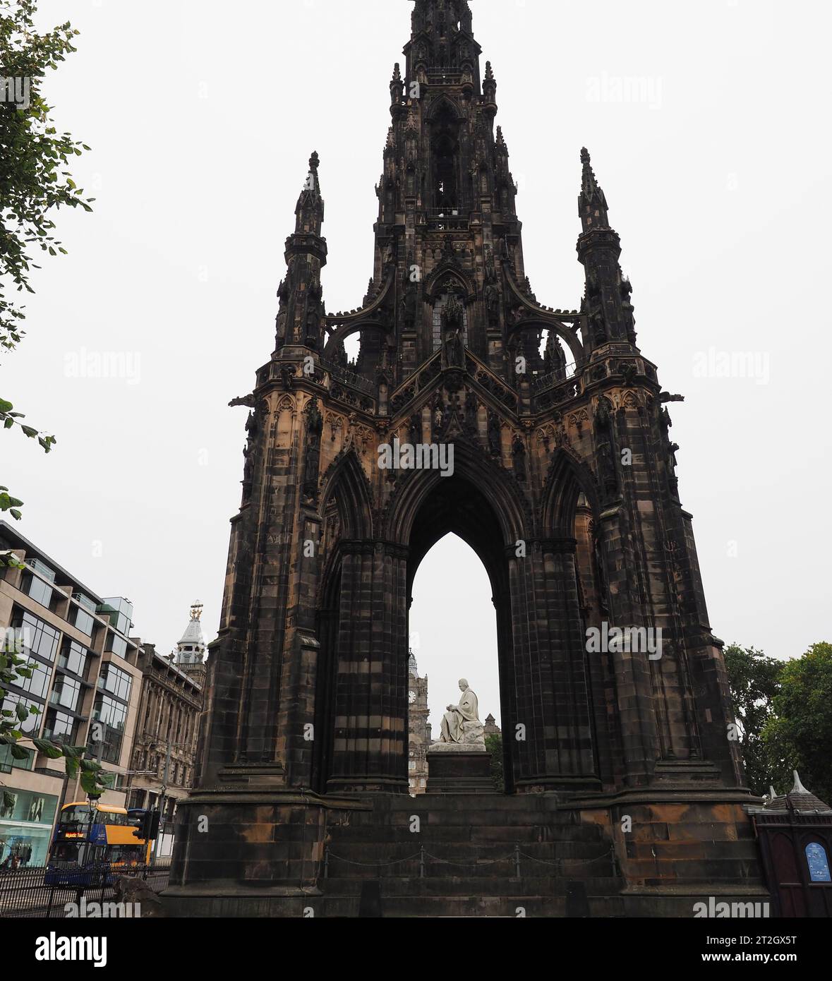 EDINBURGH, UK - SEPTEMBER 15, 2023: Sir Walter Scott monument by ...