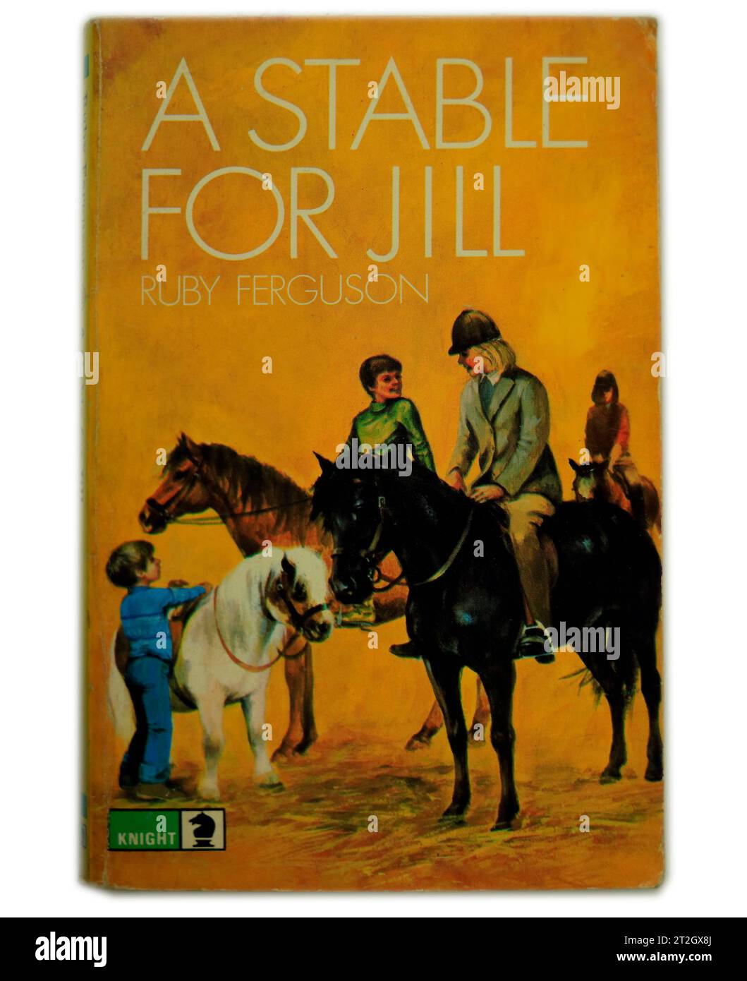 A Stable For Jill by Ruby Ferguson. Book cover on white background ...