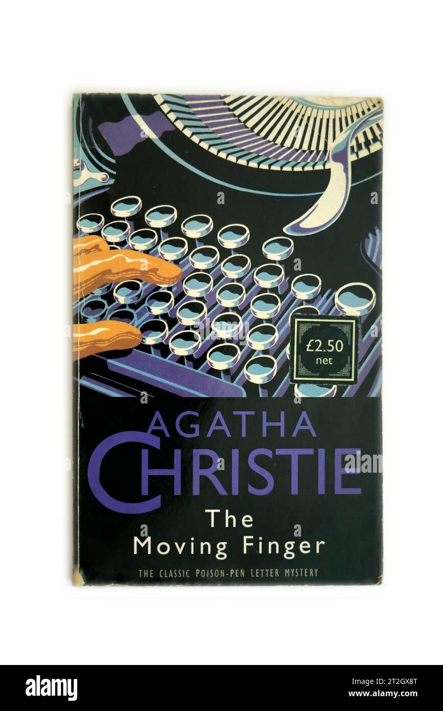 The Moving Finger - Agatha Christie book cover on white background ...