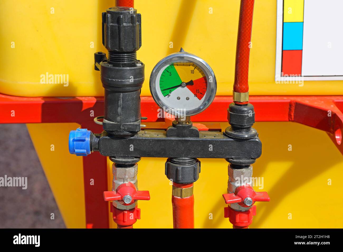 Pressure Gauge Manometer at Agricultural Tank Machine Equipment Stock ...